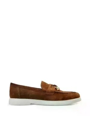 Furla Goccia Suede Loafers - Brown