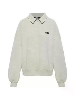 ROTATE BY BIRGER CHRISTENSEN Logo-patch Sweater - Grey