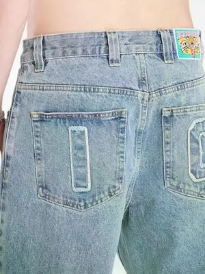 BILLIONAIRE BOYS CLUB - ICE CREAM Running Dog Appliqué Jeans