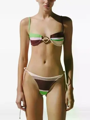 BAOBAB Ruma Ring-detail Bikini Top - Brown