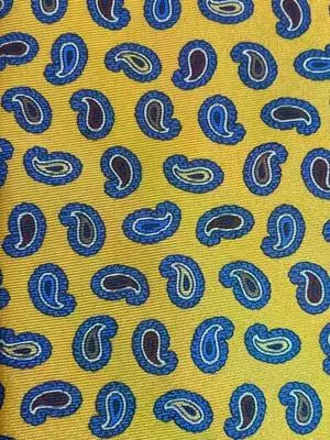 BONA FURTUNA Paisley-print Tie - Yellow