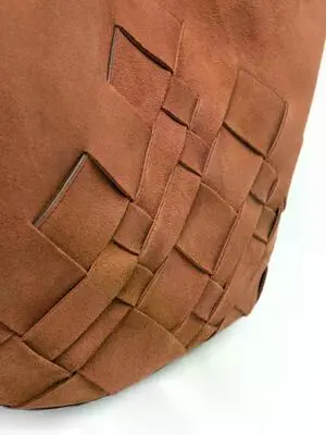 Hereu Coloma Woven V-cutout Shoulder Bag