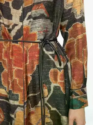 PIERRE-LOUIS MASCIA Graphic Print Maxi Dress