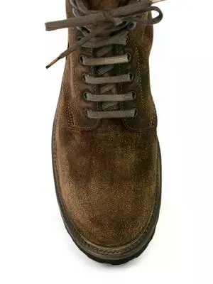 SHOTO Suede Combat Boots