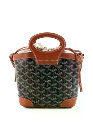 Goyard Beluga Mini Tote Bag In Coated Canvas - Brown