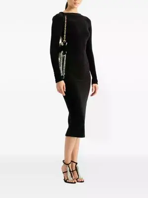 Balmain Long Velvet Dress