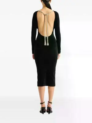 Balmain Long Velvet Dress