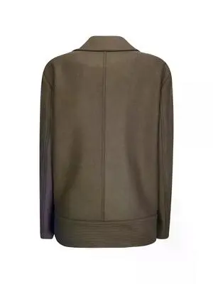 Source Unknown Belted Double-breasted Coat With Notched Lapels