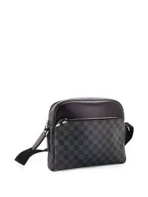 LOUIS VUITTON Dayton Reporter Bag Damier Graphite Pm Crossbody Bag