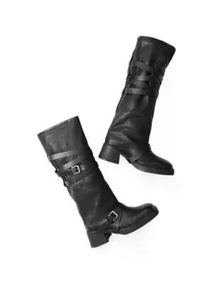 MIISTA Katarzyna Belted Tall Boots