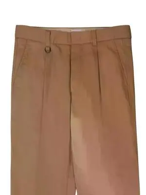 PAOLO PECORA Pleated Detail Straight-leg Trousers