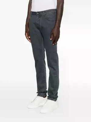 Jacob Cohen Logo-patch Straight-leg Jeans