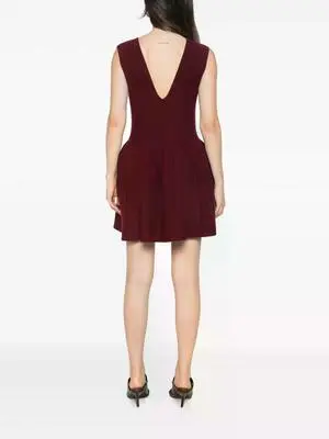 LISA YANG V-neck Mini Dress