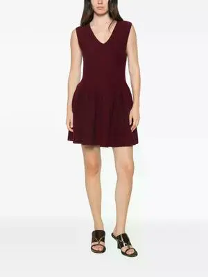 LISA YANG V-neck Mini Dress