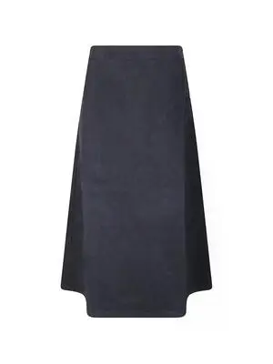 Labo.art Carta Elastic-waistband Midi Skirt - Black