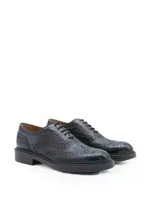 DOUCAL'S Brogue-detail Leather Lace-up Shoes