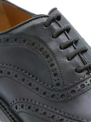 DOUCAL'S Brogue-detail Leather Lace-up Shoes