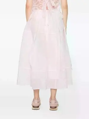 Cecilie Bahnsen Papillon Matelassé Maxi Skirt