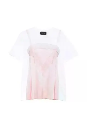 Simone Rocha Trompe L'oeil Print T-shirt - White
