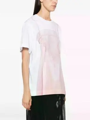 Simone Rocha Trompe L'oeil Print T-shirt