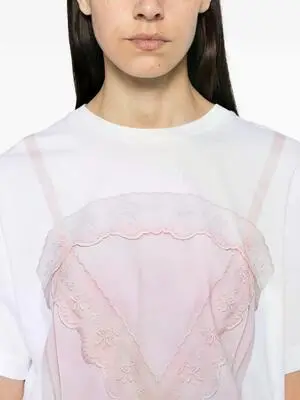 Simone Rocha Trompe L'oeil Print T-shirt