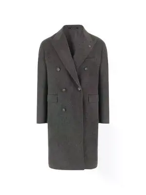 Tagliatore Double-breasted Wool Coat - Grey
