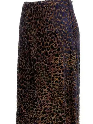 IRIE' Leopard-print Maxi Skirt