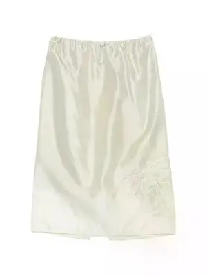 Cecilie Bahnsen Bria Organza Midi Skirt - Green