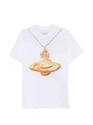 VIVIENNE WESTWOOD Orb-print Ribbed Tank Top