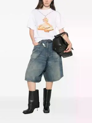 VIVIENNE WESTWOOD Orb-print Ribbed Tank Top