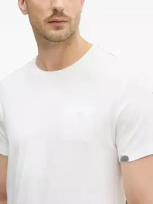 TRUSSARDI Logo-embroidered T-shirt