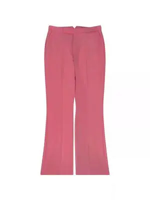 OSCAR THE COLLECTION Pressed-crease Flared Trousers - Pink