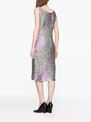 MAISON MARGIELA Foil Stripe-pattern Dress
