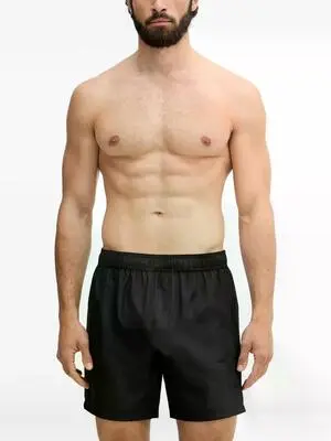 TRUSSARDI Logo-embroidered Swim Shorts
