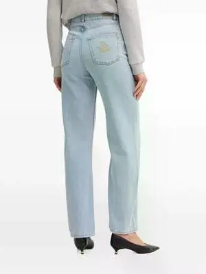 TRUSSARDI 191 Straight-leg Jeans With Embroidery