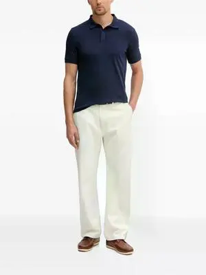 TRUSSARDI Logo-embroidered Short-sleeve Polo Shirt