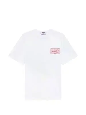 MSGM Logo-patch T-shirt