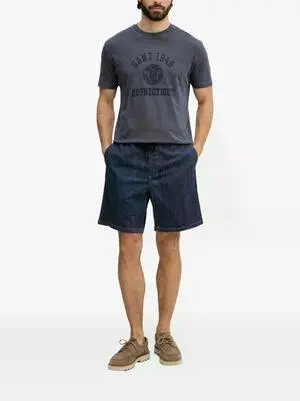 TRUSSARDI Drawstring Denim Shorts