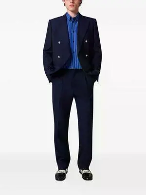 MSGM Pleated-detail Tailored Trousers