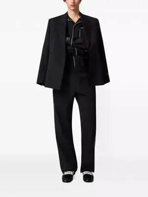MSGM Piping-detail Elasticated-waistband Trousers