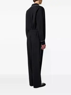 MSGM Piping-detail Elasticated-waistband Trousers