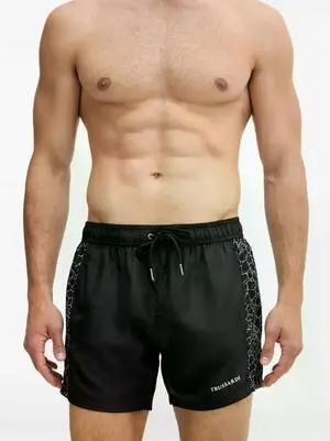 Trussardi Logo Swim Shorts For Men