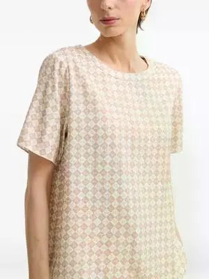 TRUSSARDI Geometric-print Short-sleeve T-shirt