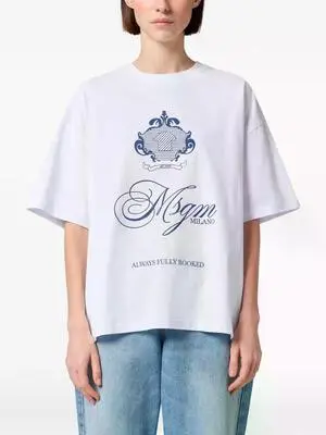 MSGM Logo-print T-shirt