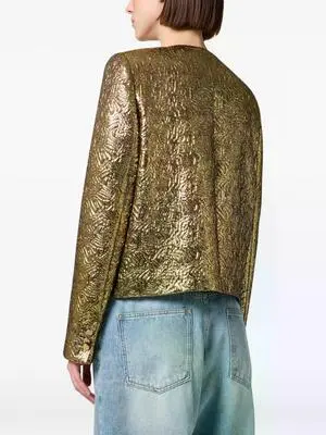 MSGM Textured Metallic-finish Jacket