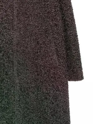 MSGM Bouclé Single-breasted Coat