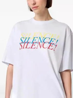 MSGM Slogan-print T-shirt