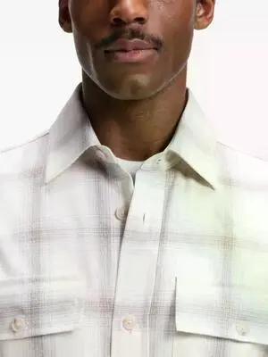 BOSS Check-pattern Flap-pockets Shirt