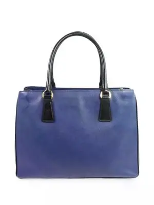 Prada Galleria Saffiano Lux Shoulder Bag - Blue