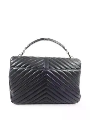 Saint Laurent Large College Logo-plaque Tote Bag
